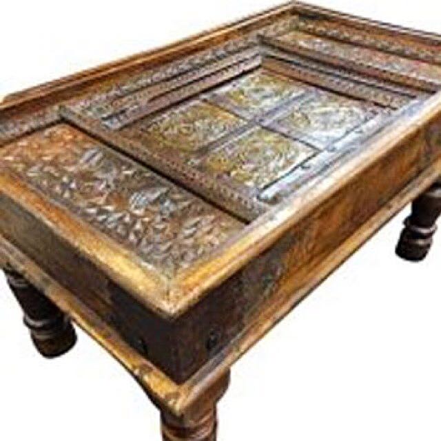 Antique Indian Coffee Table, Furniture & Home Living, Furniture, Other ...