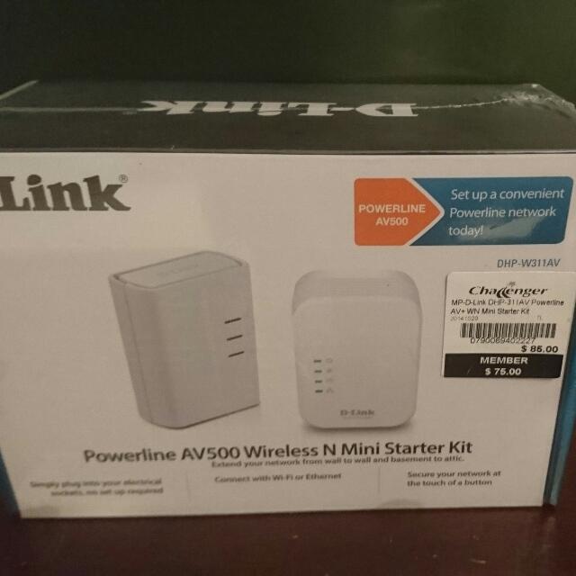DLink Powering Wireless AV500 Mini, Computers & Tech, Parts ...