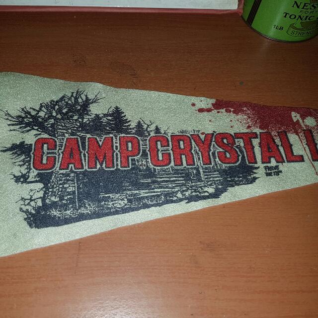 Friday the 13th Camp Crystal Lake Flag, Hobbies & Toys, Stationery ...