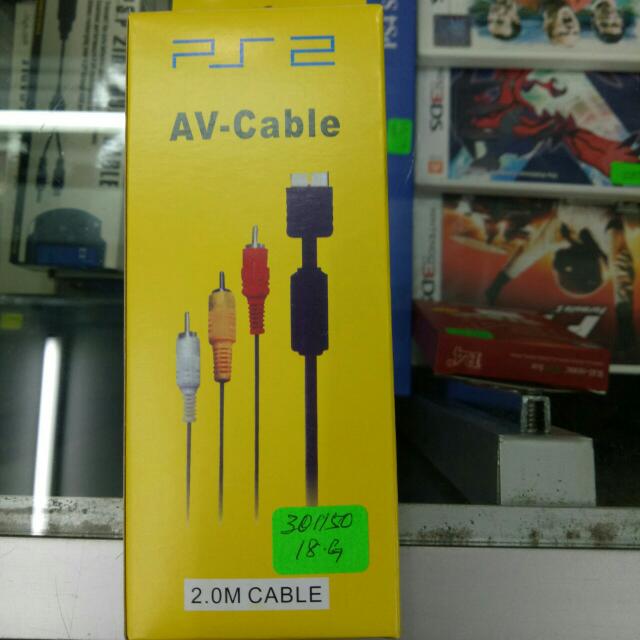 Ps2 Av Cable, Video Gaming, Gaming Accessories, Cables & Chargers on ...
