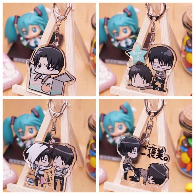 Shingeki No Kyoujin (SnK) / Attack On Titan (AOT) Double-sided Acrylic ...