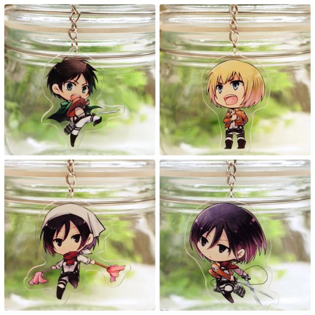 Shingeki No Kyoujin (SnK) / Attack On Titan (AOT) Double-sided Acrylic ...