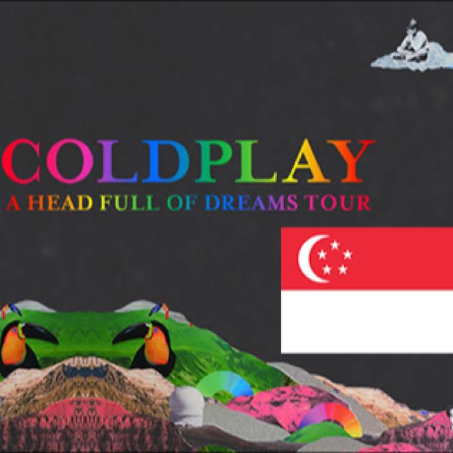 (reserved) 2x Coldplay Cat 6-Pen B Tickets (1 April), Tickets ...