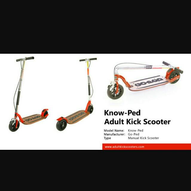 Brand New GOPED KNOWPED kick Scooter..non Electric, Sports Equipment ...