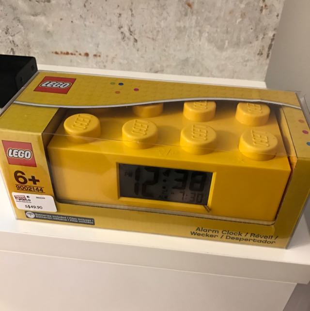 LEGO YELLOW BRICK ALARM CLOCK, Hobbies & Toys, Toys & Games on Carousell