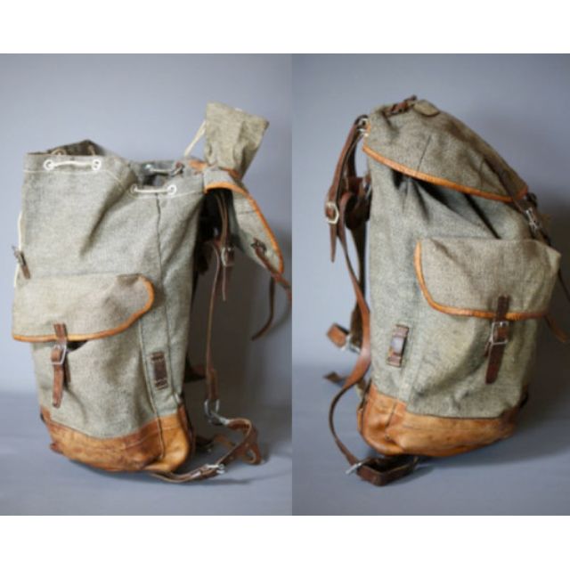 SWISS ARMY ( Military ) Made in 1947 BACKPACK, Swiss Alpine Rucksack ...