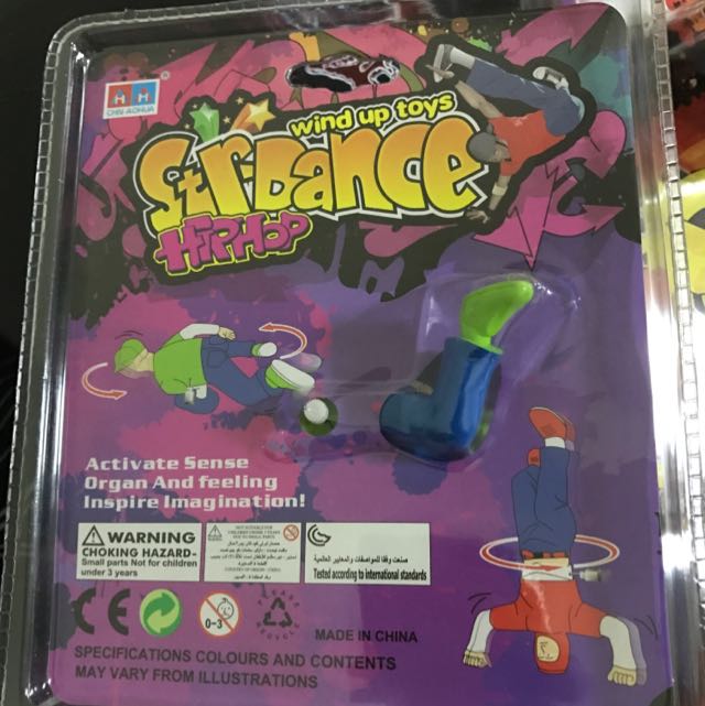 Breakdancer (Bboy) Wind Up Toy Streetdance Hip Hop, Hobbies & Toys ...