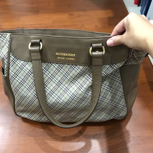 Burberry Blue Label Bag, Luxury, Bags & Wallets on Carousell