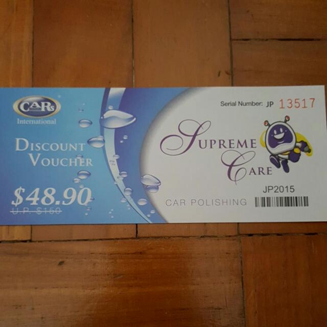 CARs International Discount Voucher, Tickets & Vouchers, Vouchers on ...