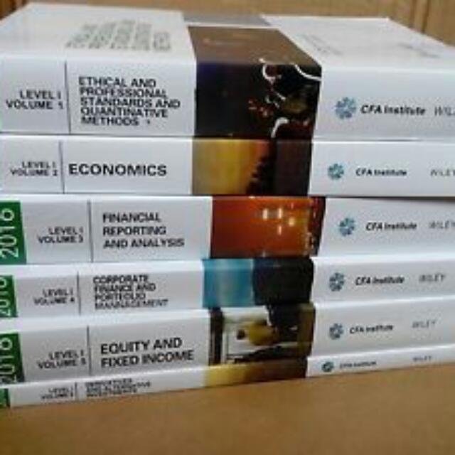 CFA Level 1 2016 Textbooks, Hobbies & Toys, Books & Magazines, Children ...