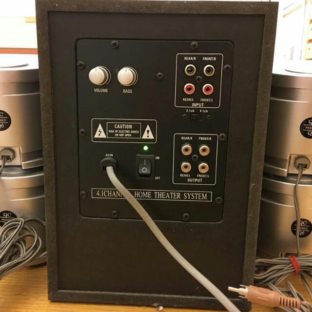 ENZER 4.1 Home Theatre System, TV & Home Appliances, TV & Entertainment ...