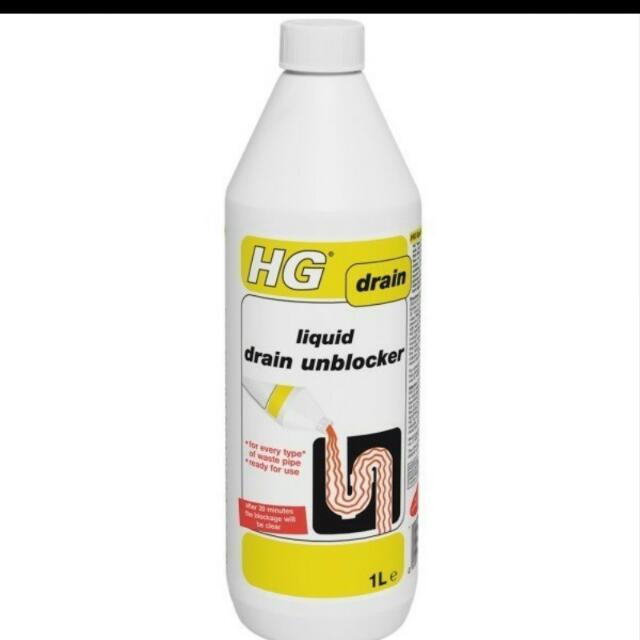 HG , Liquid Drain Unblocker 1 Ltr, TV & Home Appliances, Water Heater ...