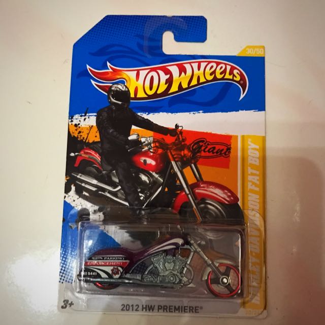 Hotwheels Harley-Davidson Fat Boy ERROR, Hobbies & Toys, Collectibles ...