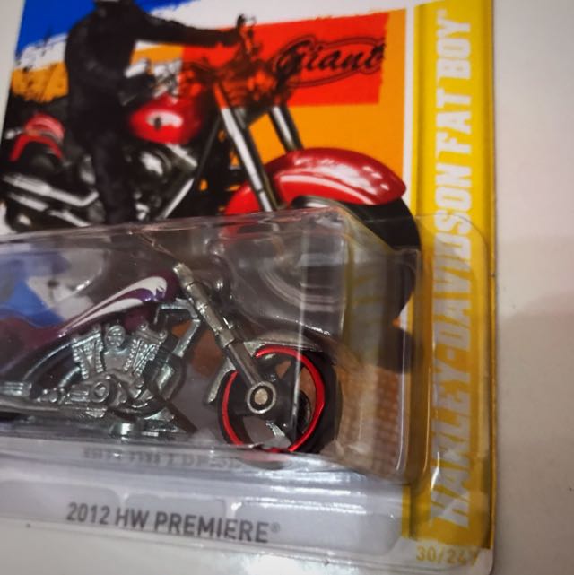 Hotwheels Harley-Davidson Fat Boy ERROR, Hobbies & Toys, Collectibles ...
