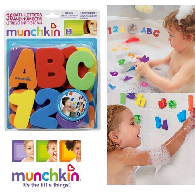 Munchin Bath Letters And Numbers, Babies & Kids, Infant Playtime on ...