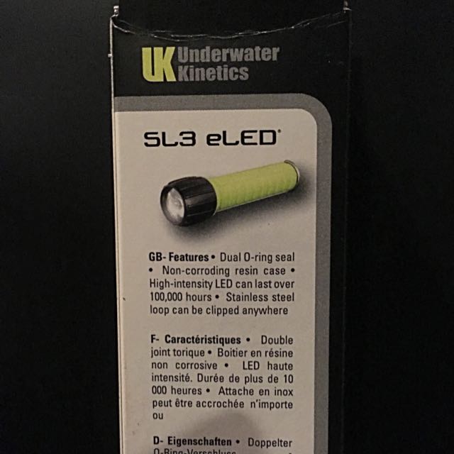 Underwater Kinetics SL3 eLED Torch, Sports Equipment, Sports & Games ...