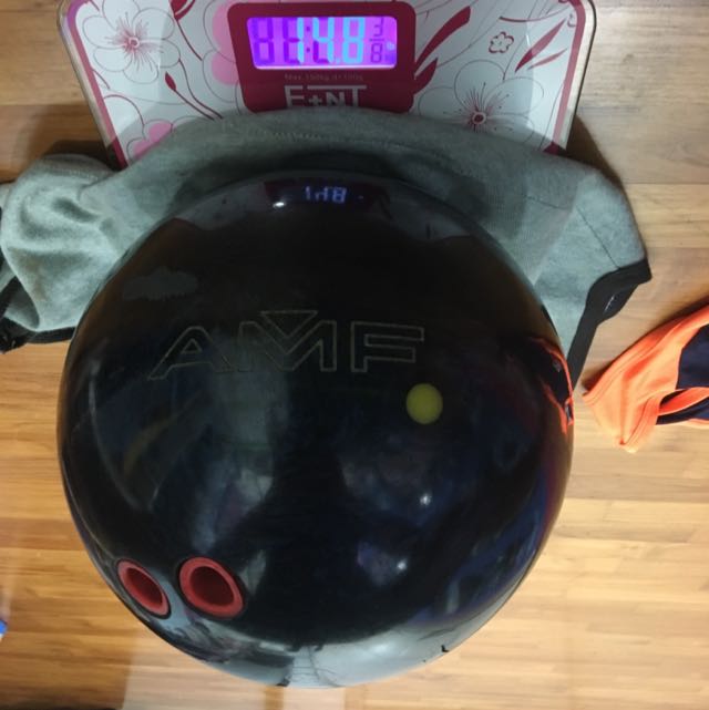 AMF Bowling Ball 14.8lbs (15lbs), Sports Equipment, Sports & Games ...