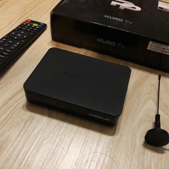 Kuro TV Pixeplay Android Digital TV Box, TV & Home Appliances, TV ...