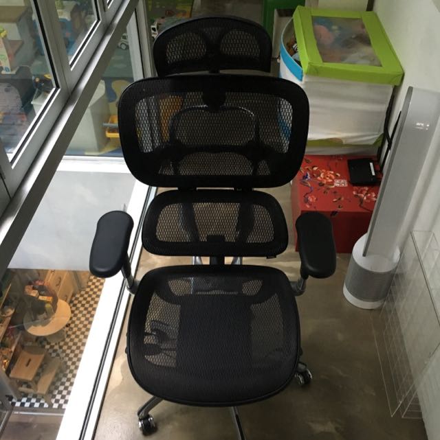 Relyon Mesh Ergonomic Office Chair, Furniture & Home Living, Furniture ...
