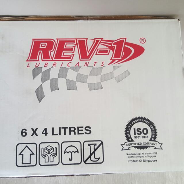 REV-1 SynPro Gold Fully Synthetic Engine Oil SAE 5W-40, API SN/CF (4L ...