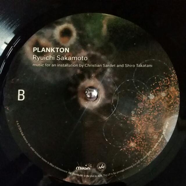 Ryuichi Sakamoto - Plankton Record Vinyl Limited Edition, Hobbies ...