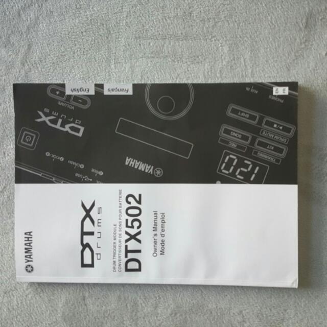 Yamaha DTX502 Drum Module, Hobbies & Toys, Music & Media, Music ...