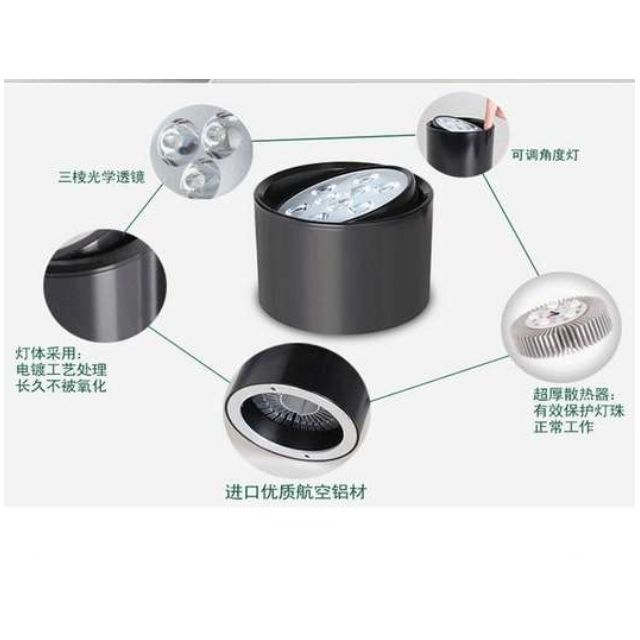 3W LED ceiling light downlight exhibition hall spotlight living room ...