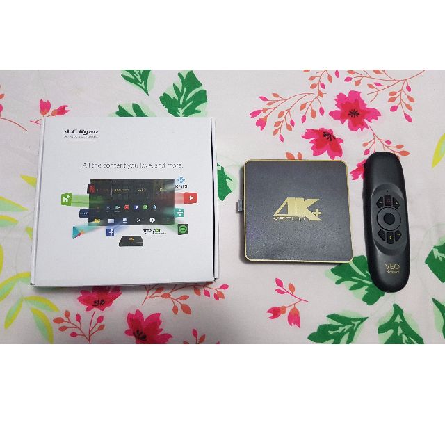 (New Model)AC Ryan VEOLO 4K+ with VEO Navigator Air Mouse with Keyboard ...