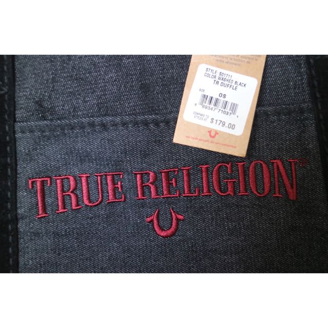 [BRAND NEW) True Religion Duffle Bag, Men's Fashion, Bags, Sling Bags ...