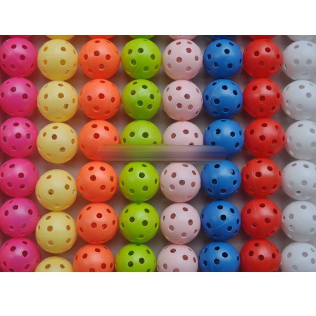 7cm Diameter Golf Tennis Floorball Practice Training Balls wiffle ...