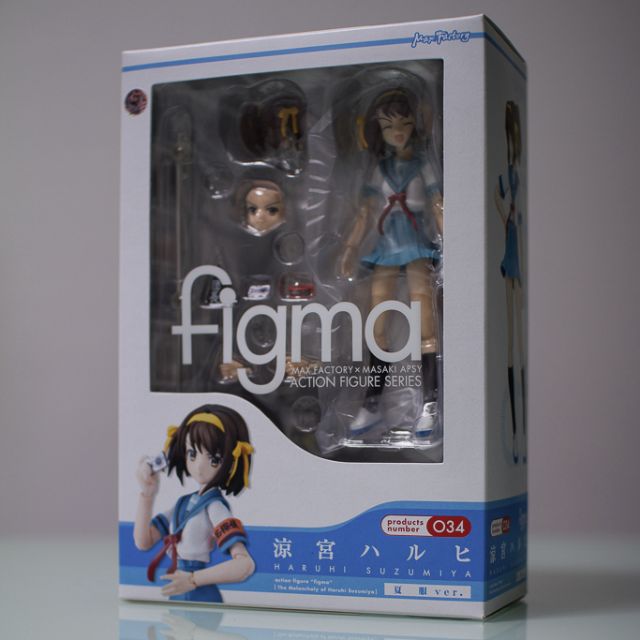 Figma 034 - Suzumiya Haruhi - Suzumiya Haruhi no Yuuutsu, Toys & Games ...