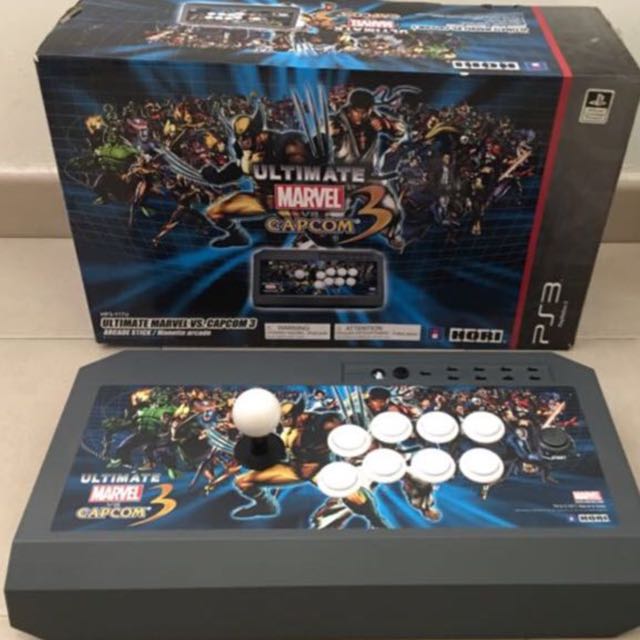 Hori Ultimate Marvel Vs Capcom Fighting Stick, Video Gaming, Video Game ...