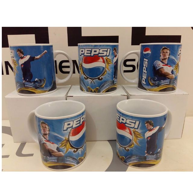 Limited Edition PEPSI Mug David Beckham Original, Furniture & Home ...