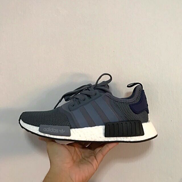 NMD R1 Grey Colourway, Men's Fashion, Footwear, Sneakers on Carousell