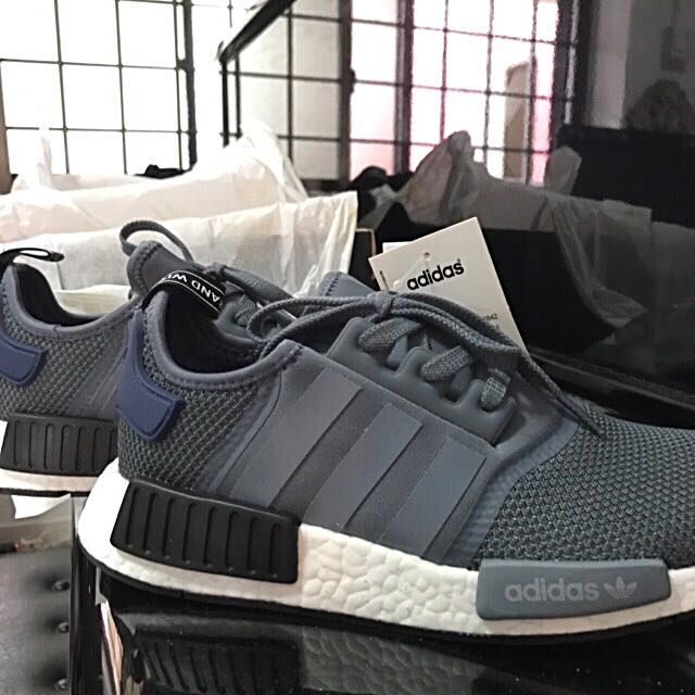 NMD R1 Grey Colourway, Men's Fashion, Footwear, Sneakers on Carousell