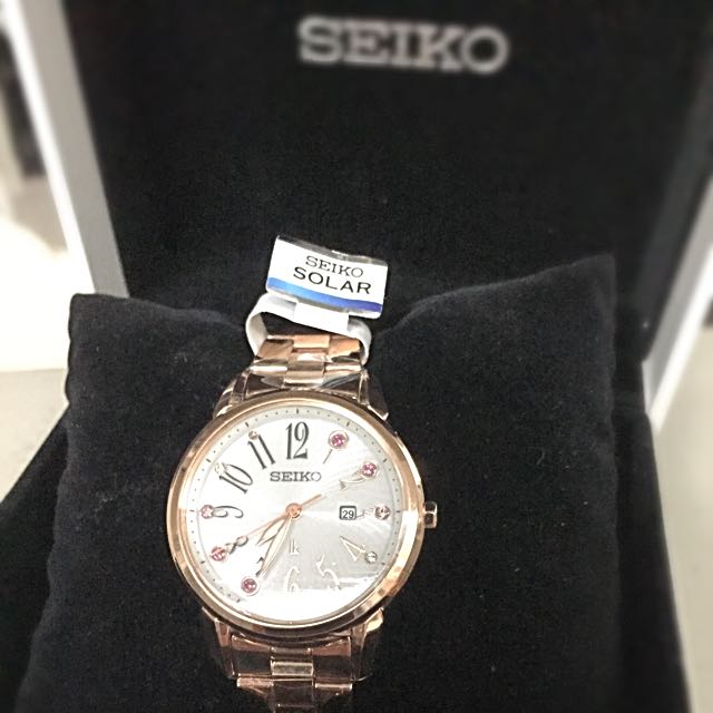 Seiko Ladies Analog Casual Solar Japan Watch Sut302J1, Women's Fashion ...