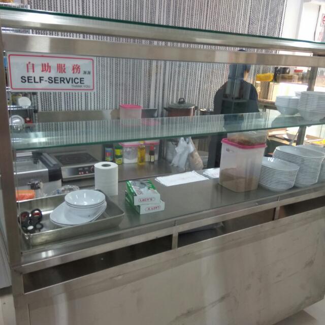 Stainless Steel Display Counter / 50kg Rice Container, Home Appliances ...