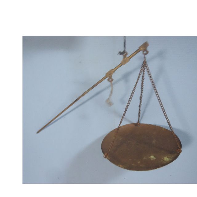 Vintage Brass Scale From Asia Antique 19th Century Asian Burmese