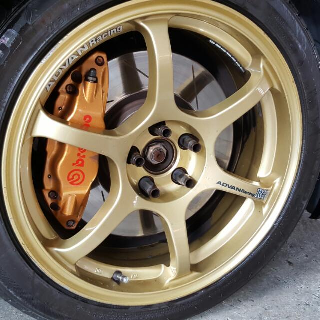 Advan Racing RG 2 Rims - Original, Car Accessories on Carousell