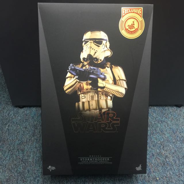 Hot Toys Gold Stormtrooper (Exclusive Limited Edition), Hobbies & Toys ...