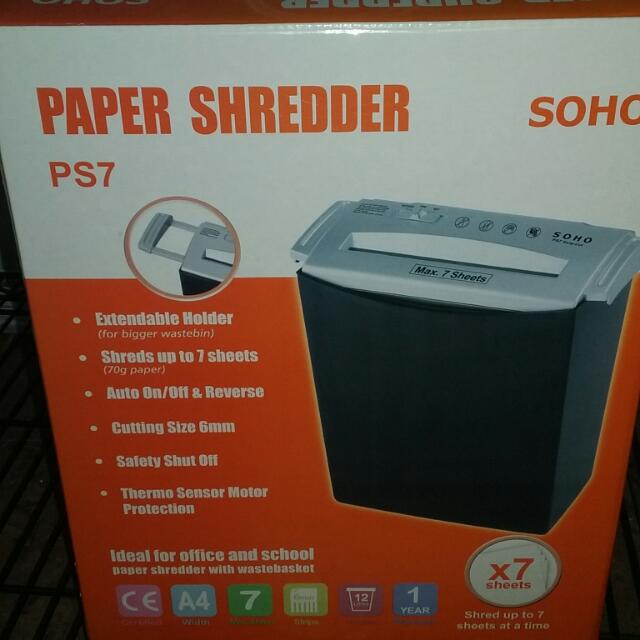 Paper Shredder Used, Computers & Tech, Office & Business Technology on ...