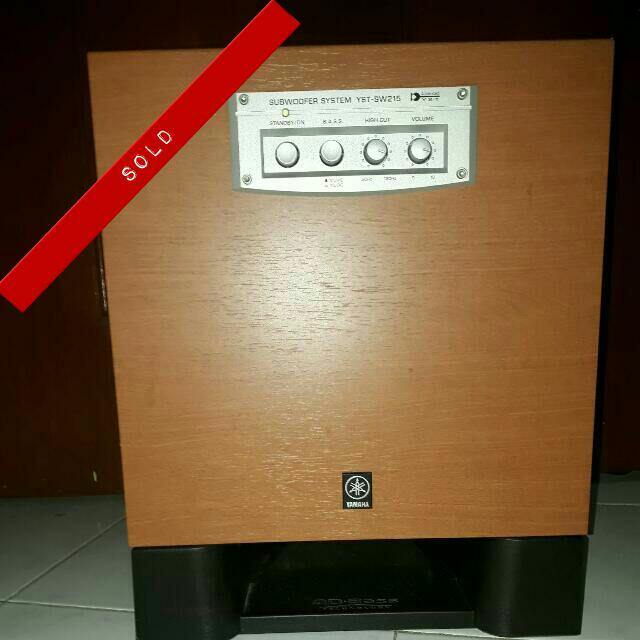 Yamaha NS-E56 Speaker And Subwoofer, Audio, Soundbars, Speakers & Amplifiers on Carousell