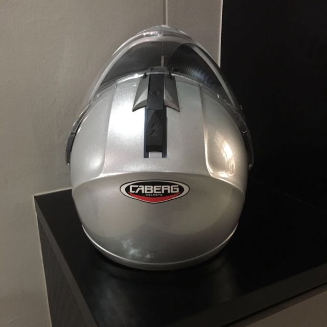 Carberg Silver Helmet, Car Accessories on Carousell