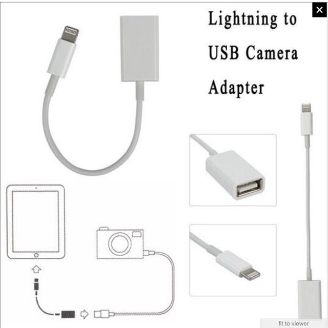 OTG Adapter Cable for Camera Connection Kit (Buying), Computers & Tech ...