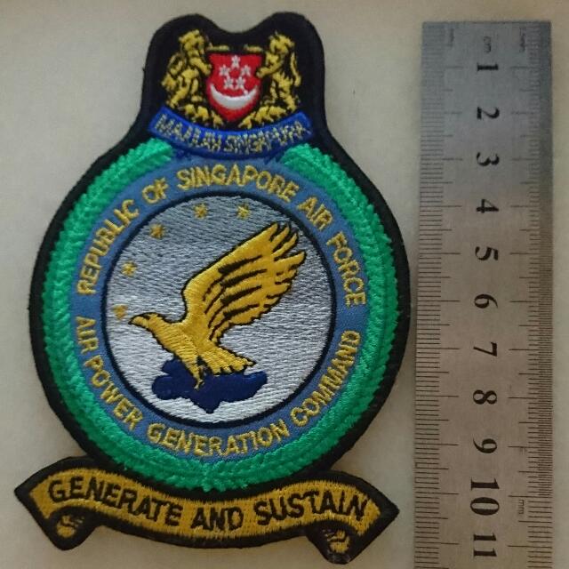 RSAF AIR POWER GENERATION COMMAND PATCH on Carousell