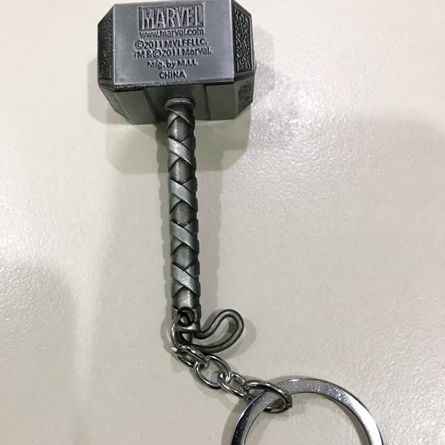 Thor Hammer Key Chain, Hobbies & Toys, Toys & Games on Carousell