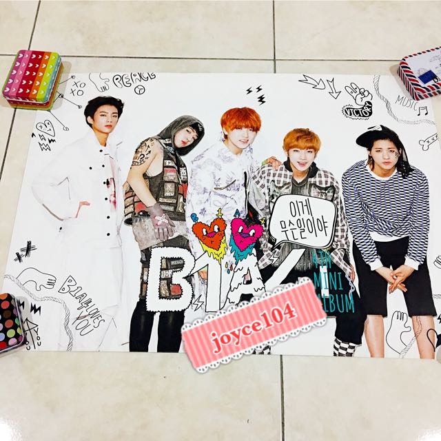 B1A4 4th Mini Album Official Poster, Hobbies & Toys, Collectibles ...