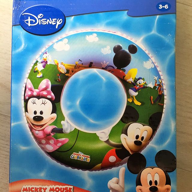 Disney Mickey Mouse Baby / Toddler Swim Ring/ Swim Float / Baby Float ...
