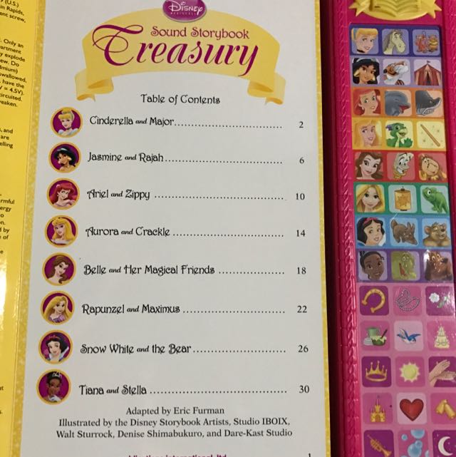 Disney Sound Storybook Treasury, Hobbies & Toys, Books & Magazines ...