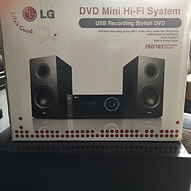 LG DVD Mini Hi-Fi System, TV & Home Appliances, TV & Entertainment ...